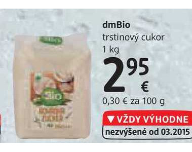 dmBio trstinový cukor, 1 kg v akcii | Zlacnene.sk