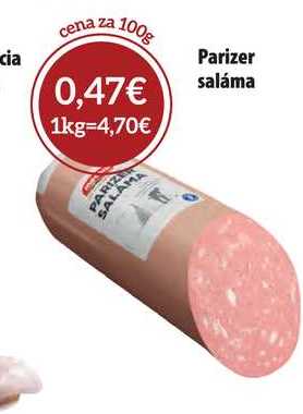 Parizer saláma 100 g v akcii | Zlacnene.sk