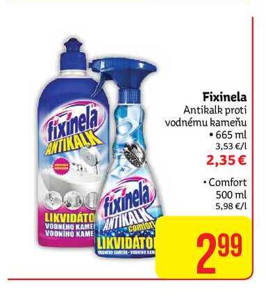 ARCHIV | Fixinela Comfort 500 ml v akcii platné do: 6.4.2022 | Zlacnene.sk