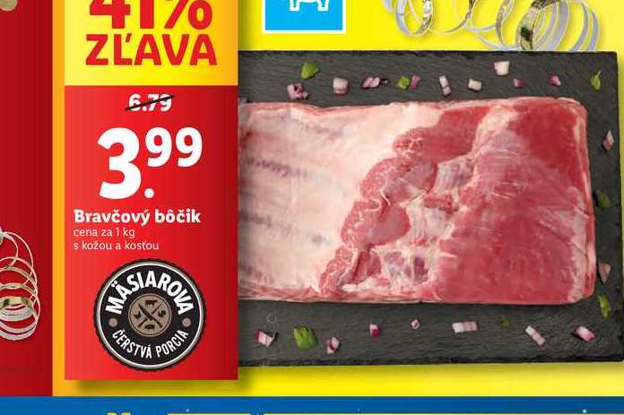 Bravčový bôčik 1 kg v akcii | Zlacnene.sk